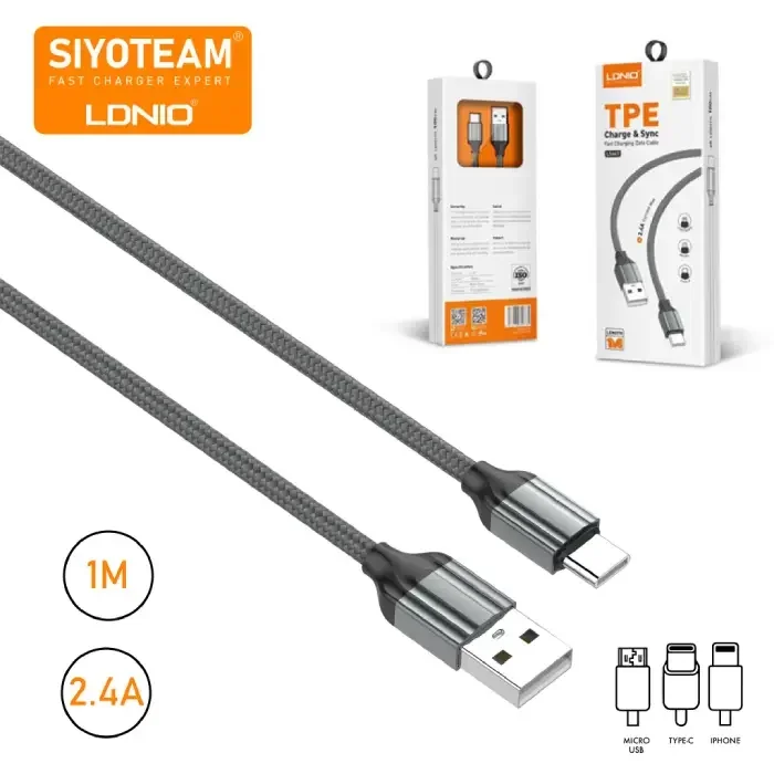 LDNIO LS441 Type-C Fast Charge cable 1M