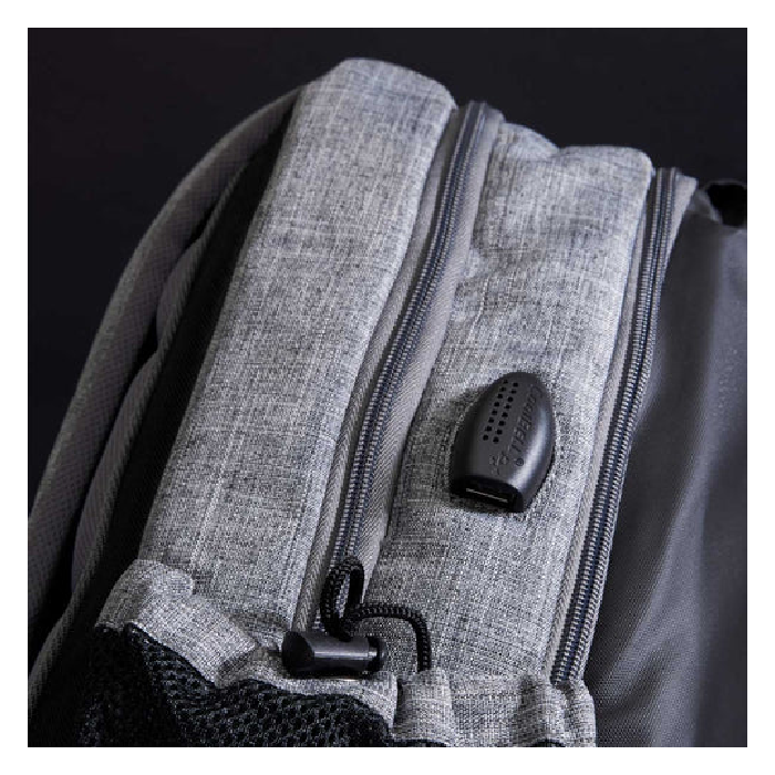 COOLBELL Water Resistant Laptop Backpack 15.6-Inch CB-7007 Gray